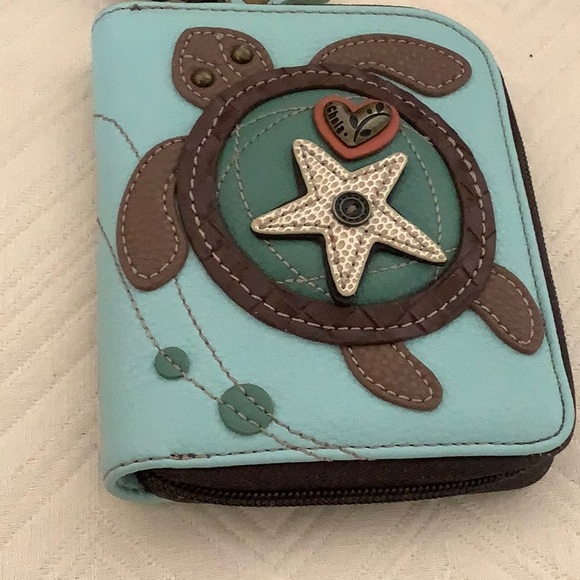 Chala | Bags | Chala Turquoise And Brown Turtle Wallet | Poshmark